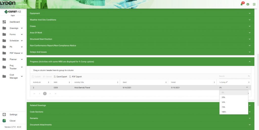 Simplifying Schedule Updates with Construction Viz Scheduler