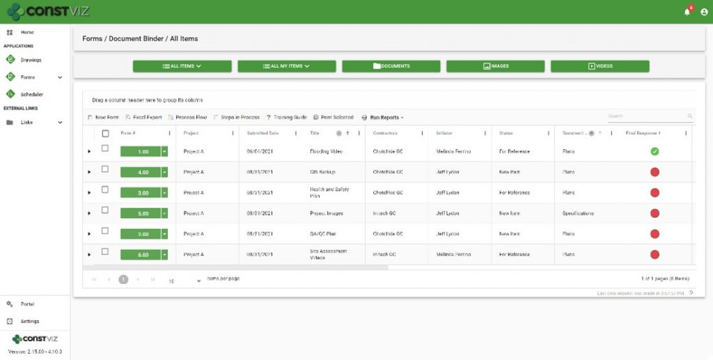 Construction Viz App Spotlight: Document Binder
