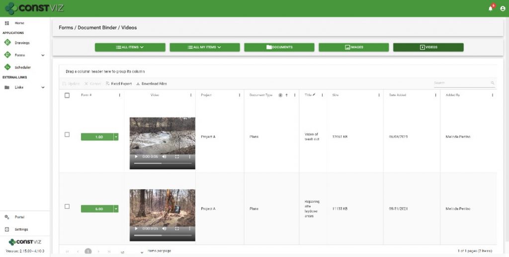 Construction Viz App Spotlight: Document Binder
