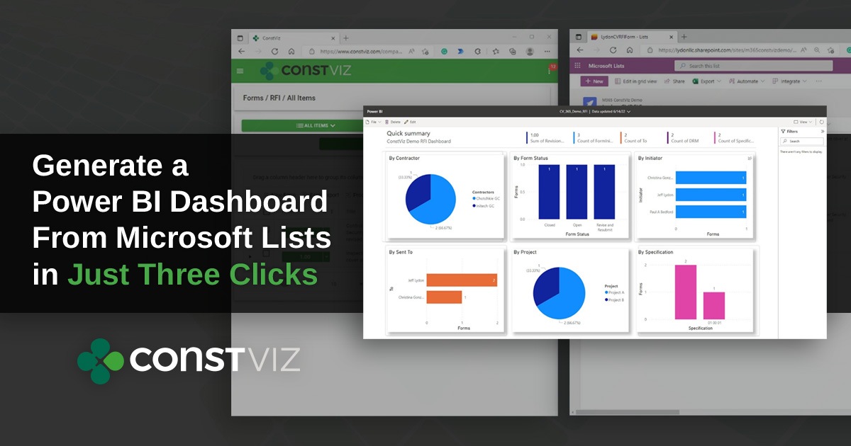 Generate a Power BI Dashboard from Microsoft Lists in Three Clicks with ...