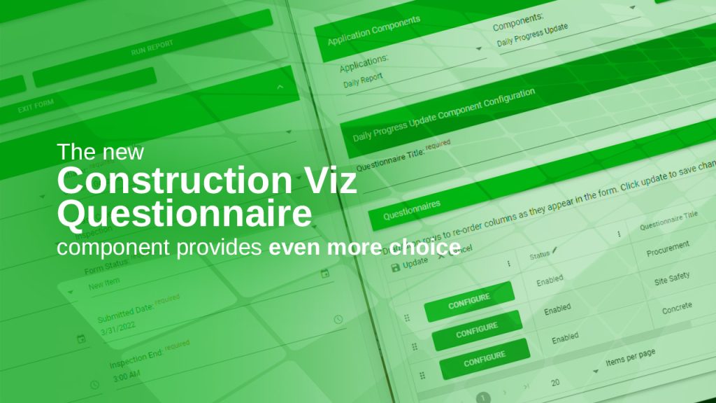 New Questionnaire Component Provides Even More Choice