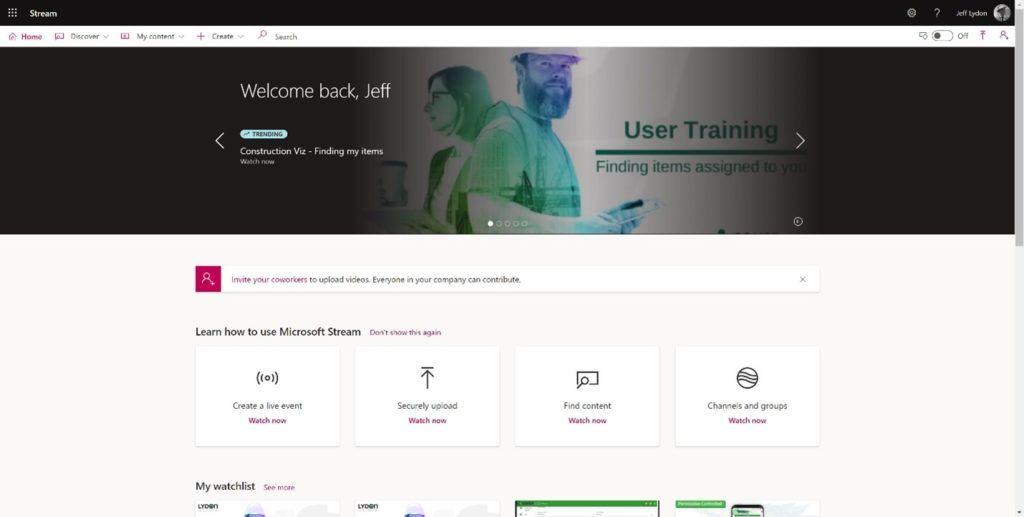 Training Made Easy with Construction Viz and Microsoft Stream
