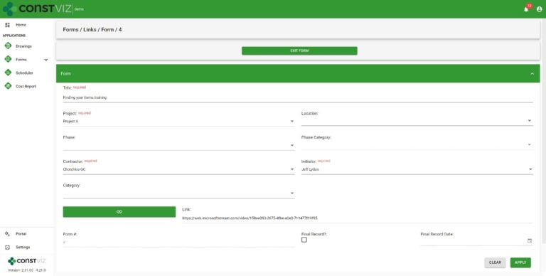 Training Made Easy with Construction Viz and Microsoft Stream