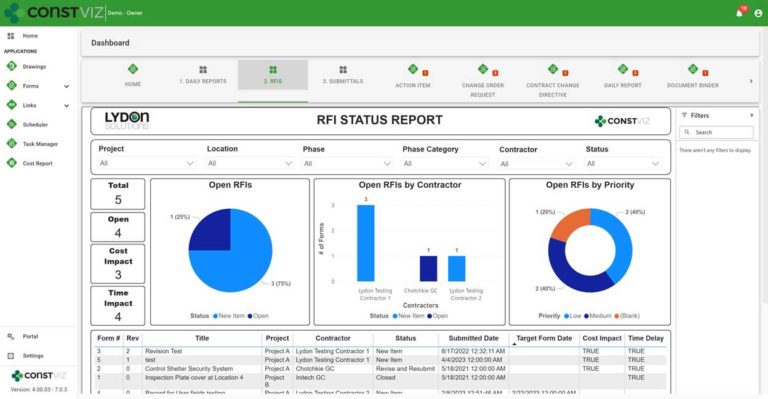 Embed Power BI Reports into Construction Viz! - Construction Viz