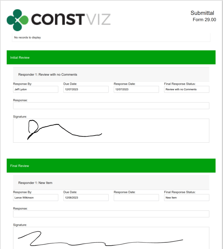New eSignature Feature for Construction Viz - Construction Viz