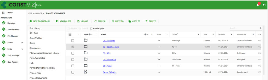 Construction Viz is Integrated with Microsoft 365 - Construction Viz