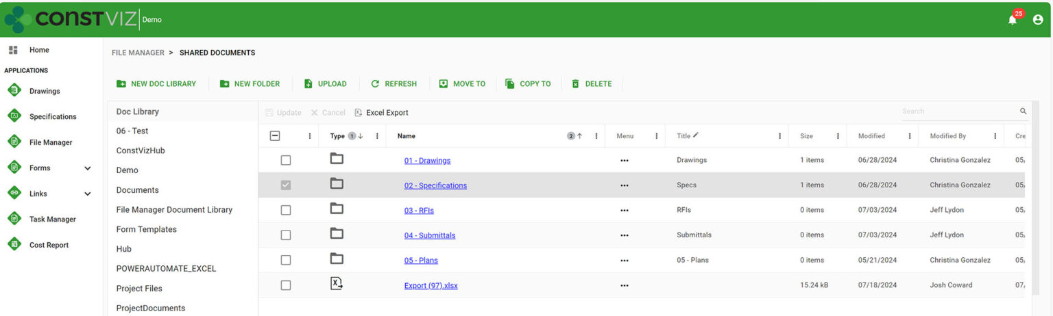 Construction Viz is Integrated with Microsoft 365 - Construction Viz