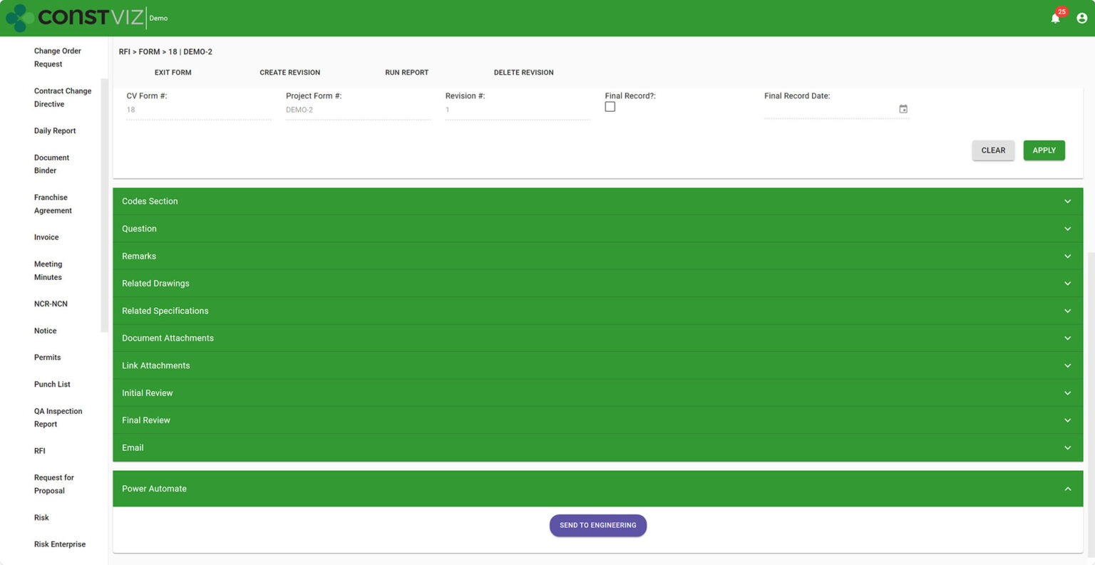 Construction Viz is Integrated with Microsoft 365 - Construction Viz
