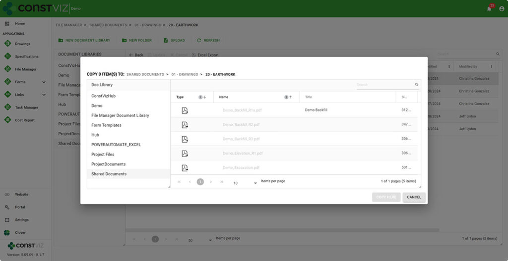 Construction Viz File Manager Part Deux – New Features! - Construction Viz